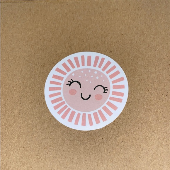 Design | 212 Cute Modern Smiling Sun Sticker | Poshmark